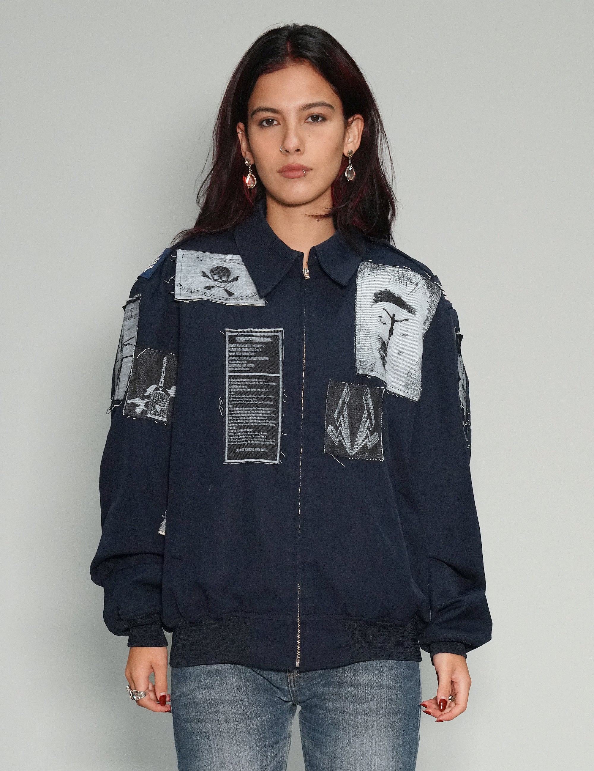 Patched RAF Jacket – Stuart Trevor