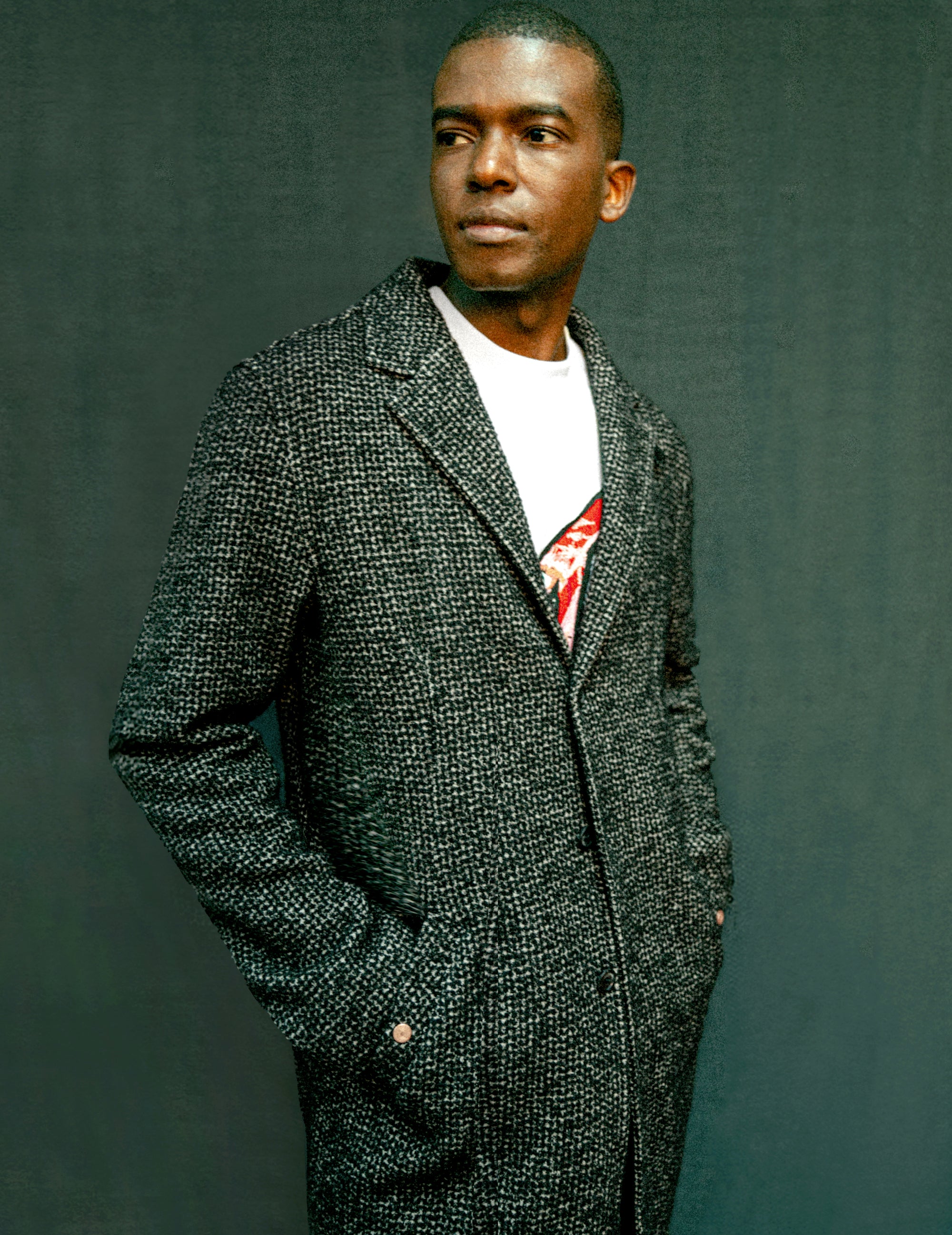 IMMORTAL Silverstone Crombie style Frock Coat Black & White – STUART TREVOR