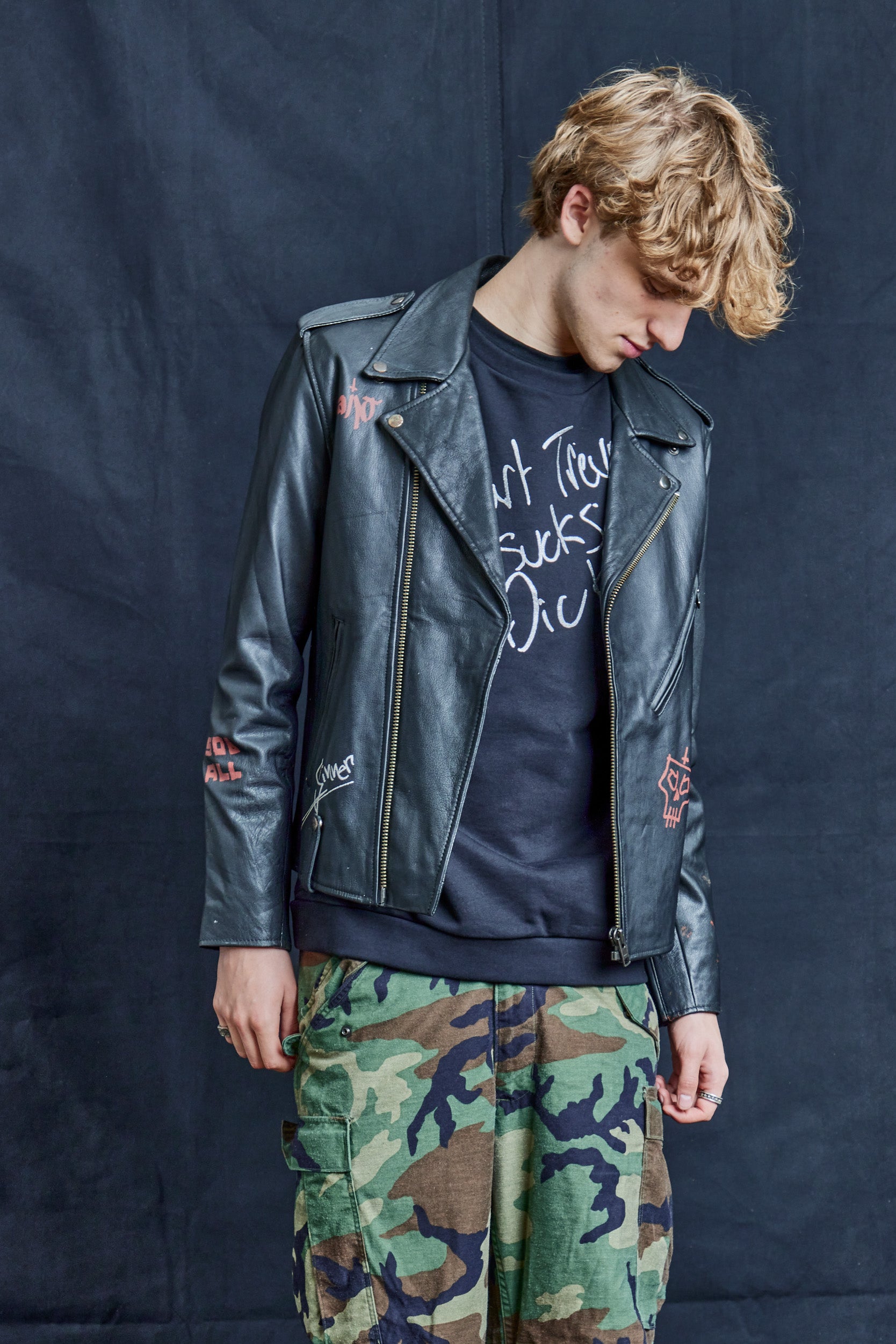 Born Saint Biker Jacket – STUART TREVOR