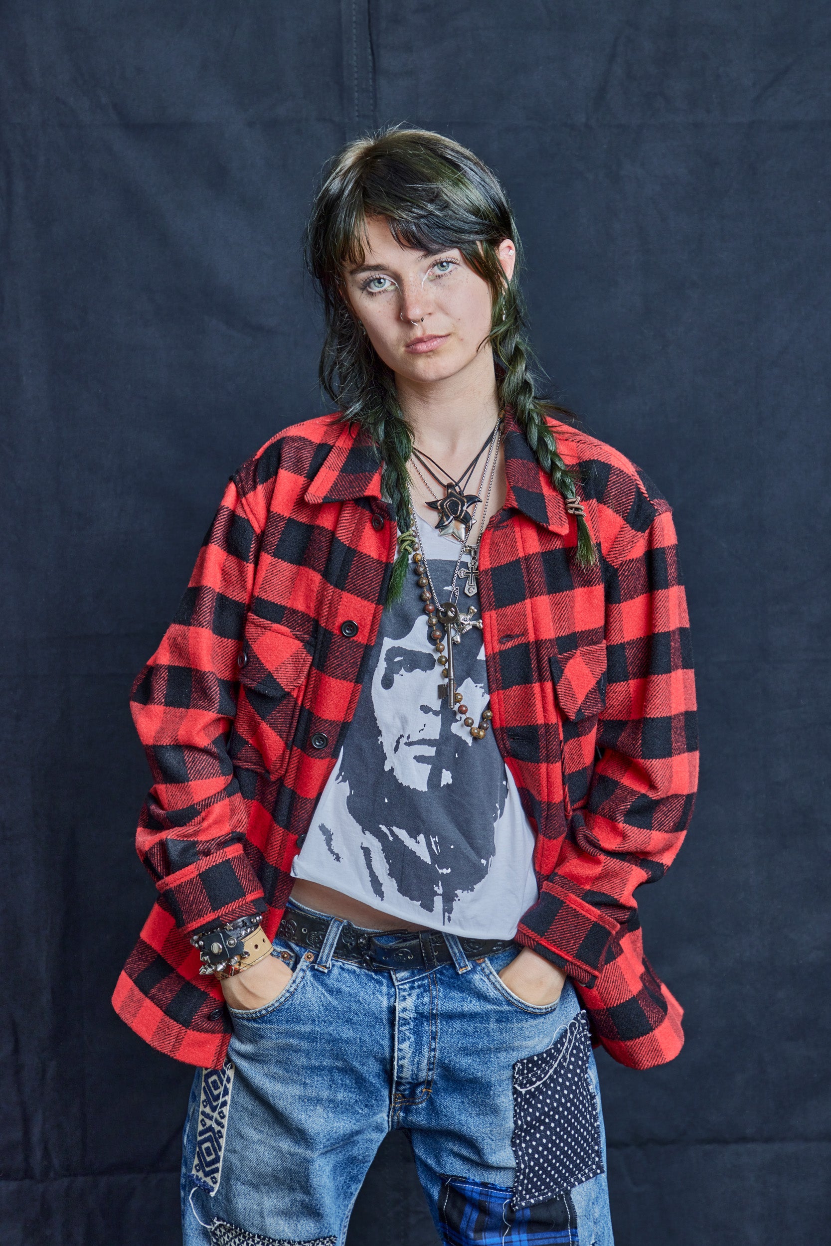 Womens Workshirt in Red & Black Check – Stuart Trevor