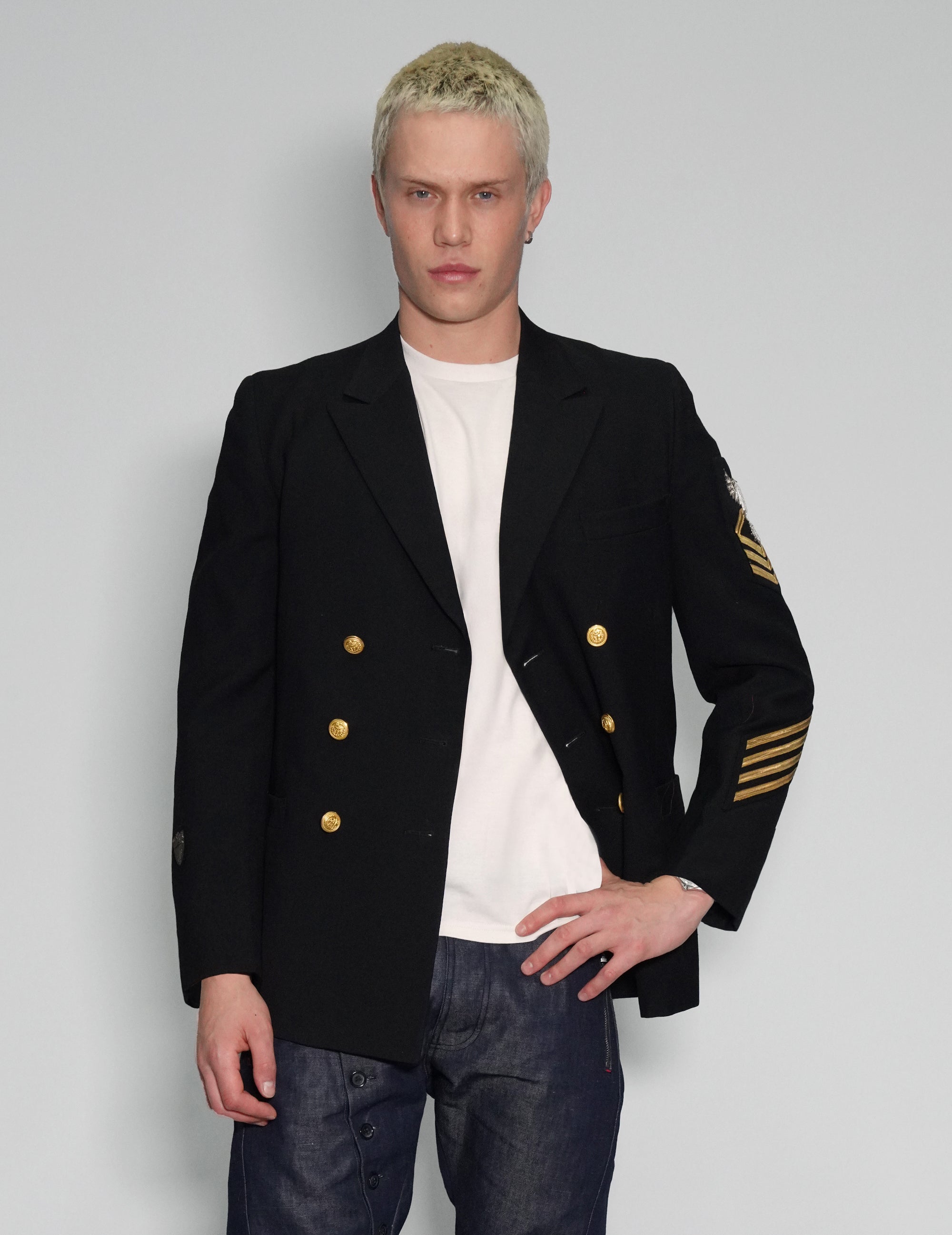 US Navy Officers Double Breasted Blazer – Stuart Trevor